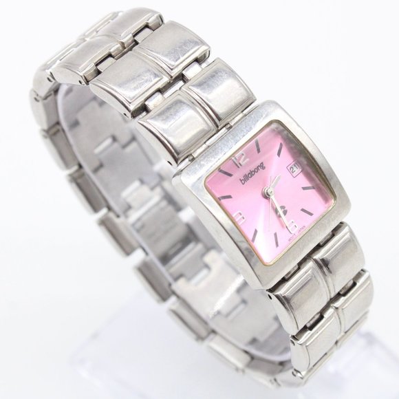 Billabong | Accessories | Vintage Billabong Watch Womens Silver Tone ...